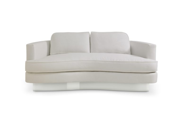 Cubist Curve Loveseat - Decca Home Furniture