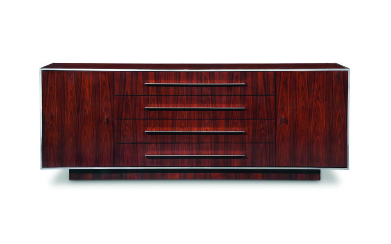 1920 Qtr Figured Anigre Satin Open Pore Veneer - Decca Home Furniture