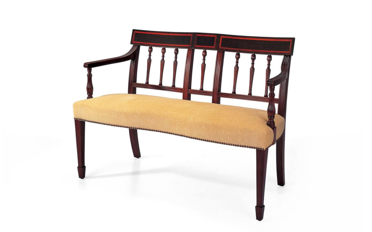 Regency Style Bench - Decca Home Furniture