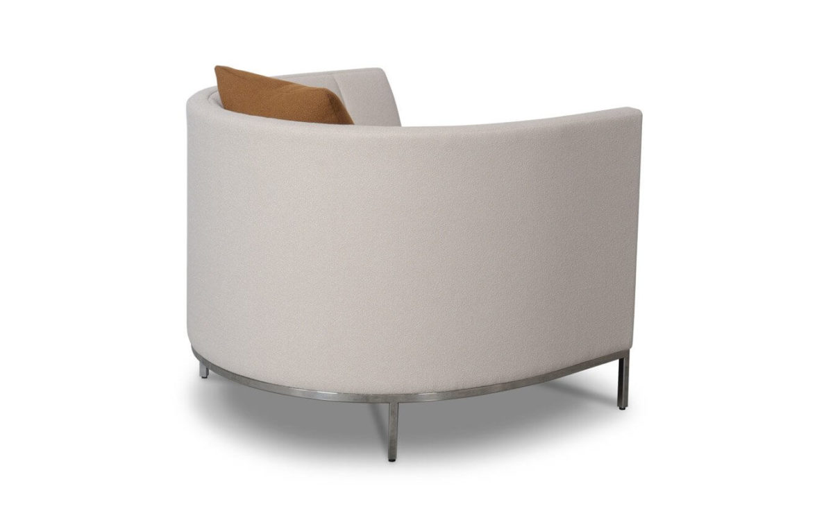 Curved Lounge Chair - Decca Home Furniture