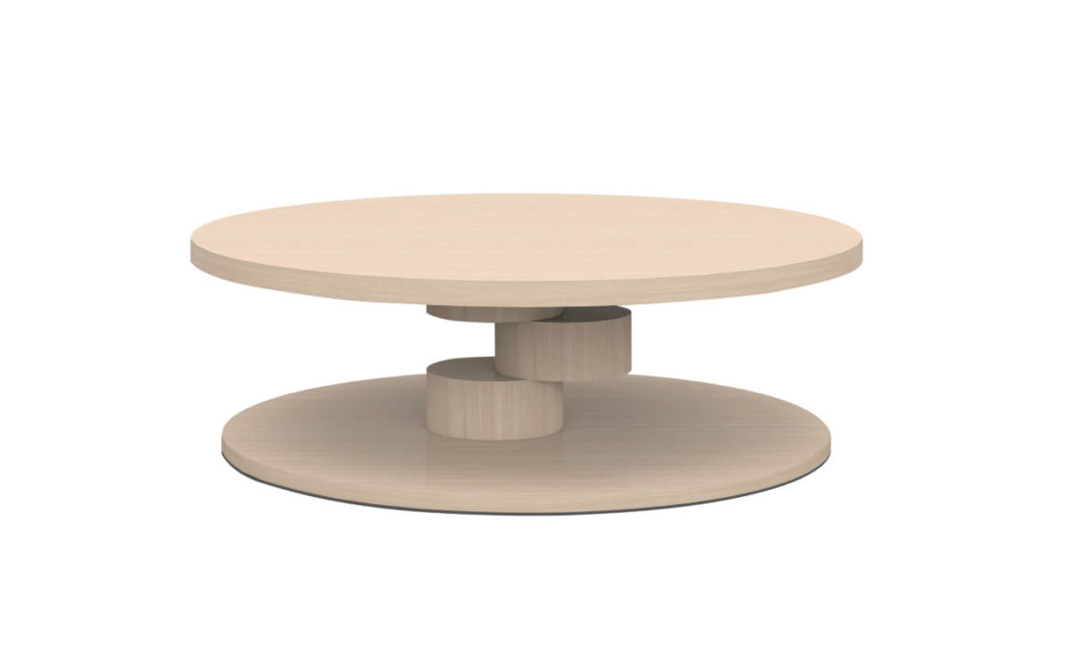 Round Broken Column Coffee Table - Decca Home Furniture